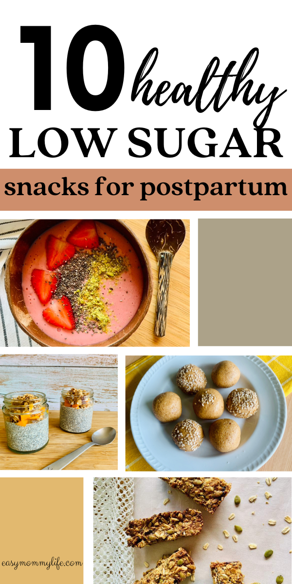 Low-Sugar Sweet Snacks For Pregnancy And Postpartum- Easy Mommy Life